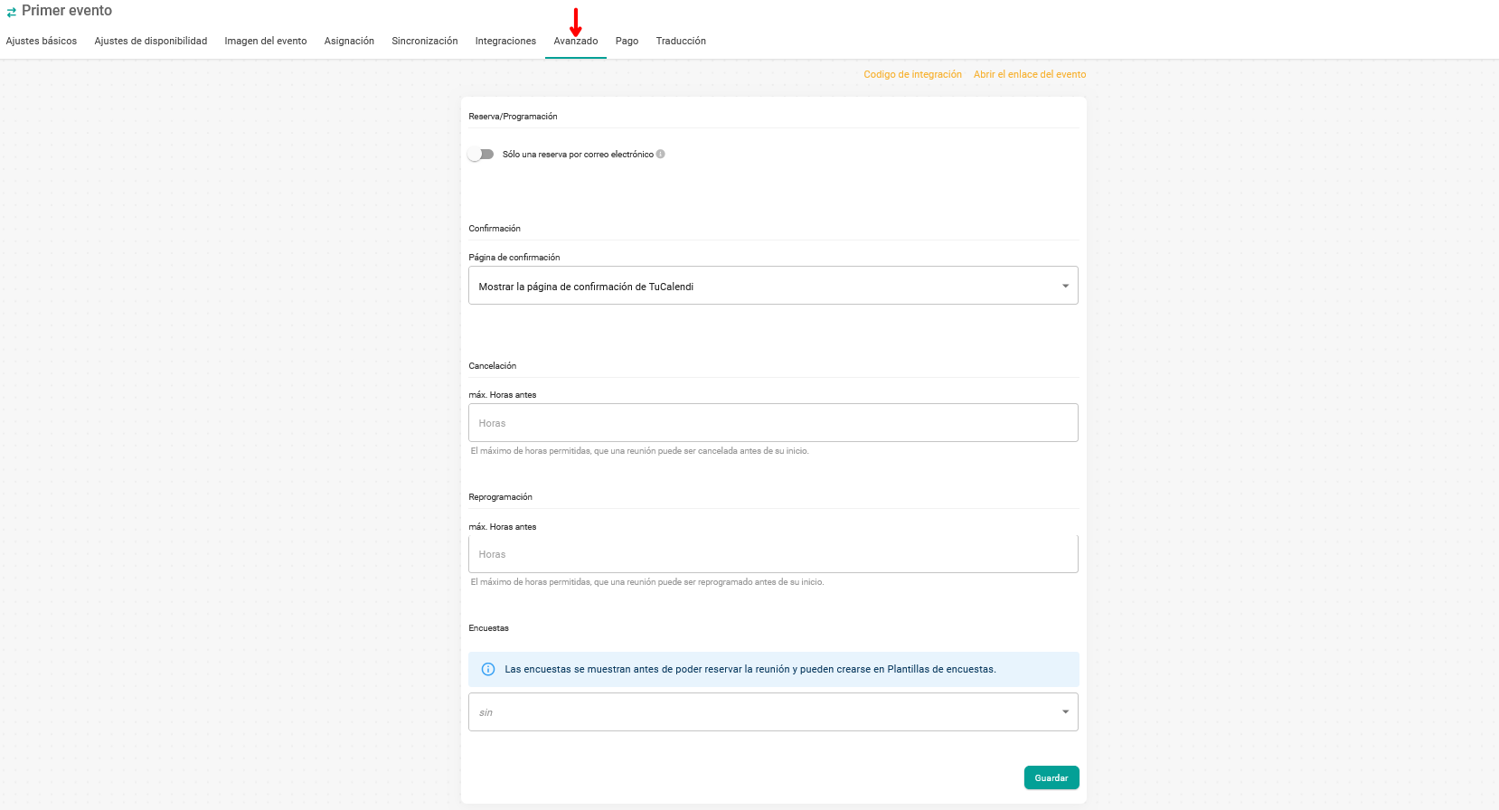 Cómo establecer tu propia página de confirmación