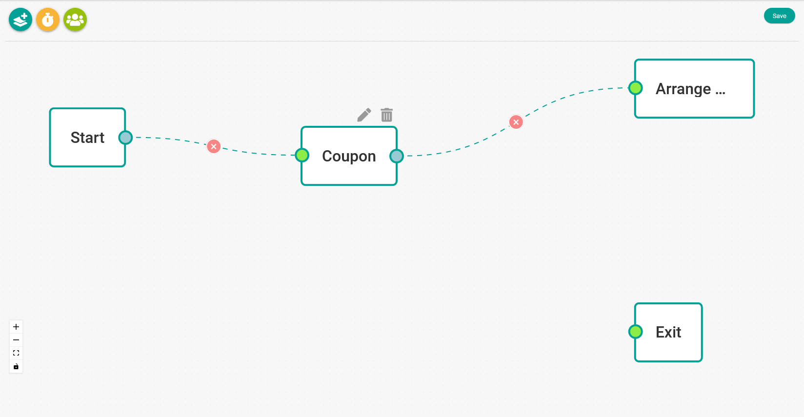 How to associate a coupon to a survey?